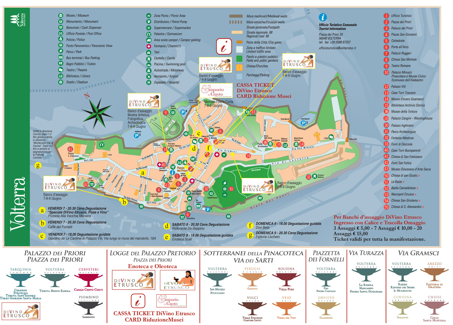 Divino Etrusco Volterra, il programma per un fine settimana inebriante