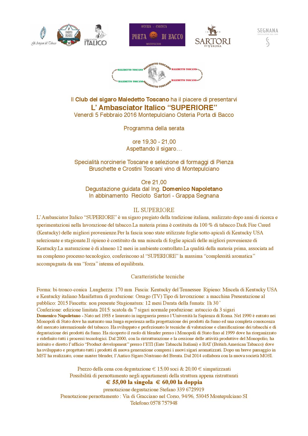 Maledetto toscano L’Ambasciator Italico “SUPERIORE” 5 febbraio 2016 ...