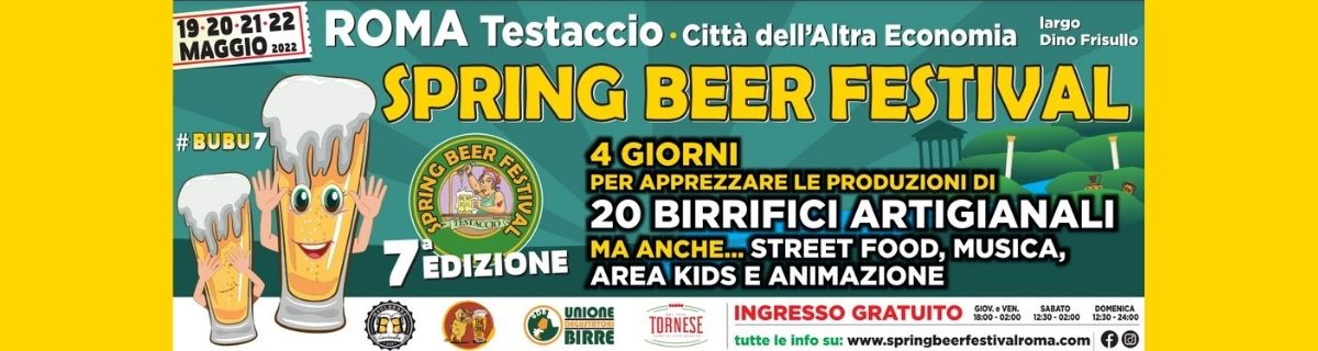 Spring Beer Festival, 19 - 22 Maggio Roma - Carlo Zucchetti