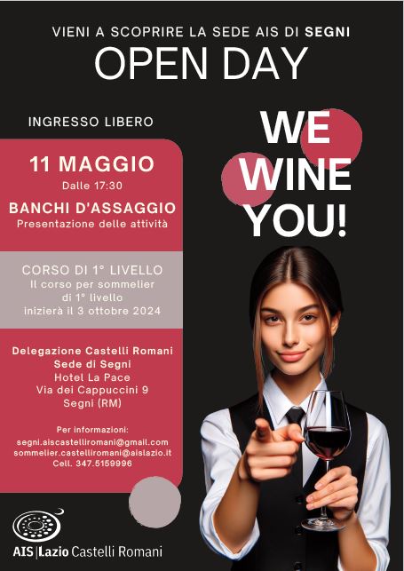 We wine you! 11 maggio 2024 Segni - Carlo Zucchetti